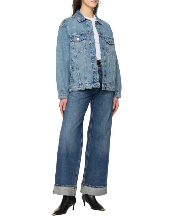 ANINE BING Rory Denim Jacket - Light Blue