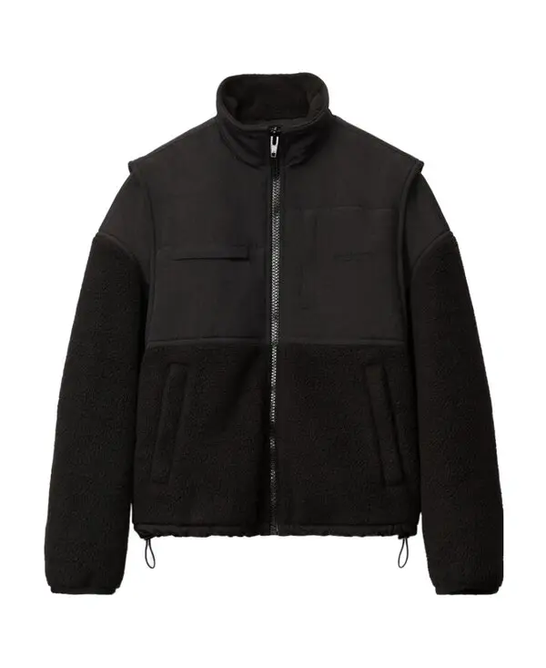 Alexander Wang Oversized Zip Fleece Jacket - No