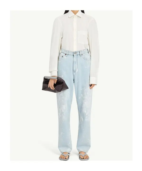 MAISON MARGIELA Coated Straight-leg Jeans