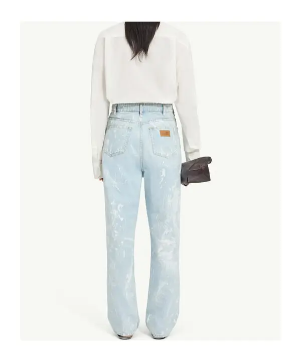 MAISON MARGIELA Coated Straight-leg Jeans