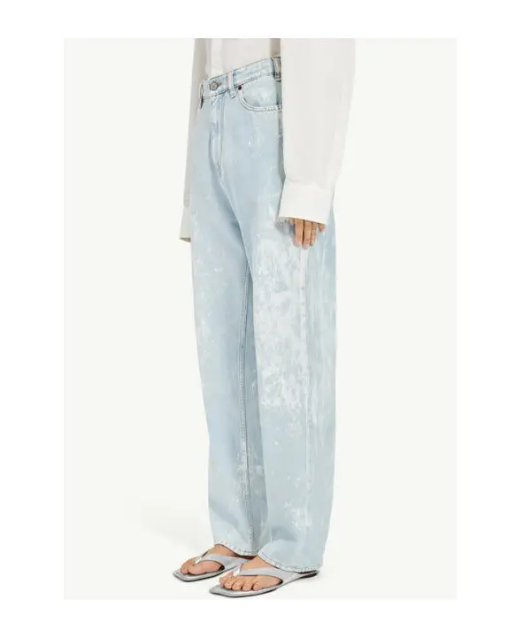 MAISON MARGIELA Coated Straight-leg Jeans