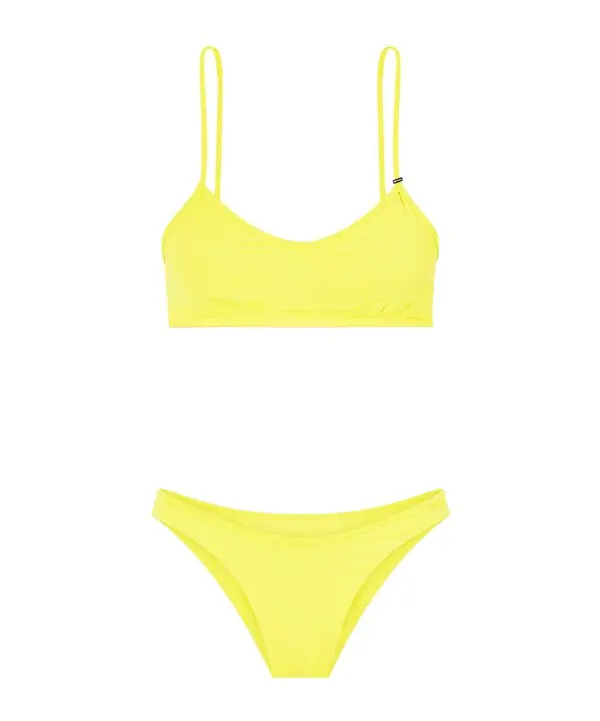Attico Triangle Bikini - Yellow