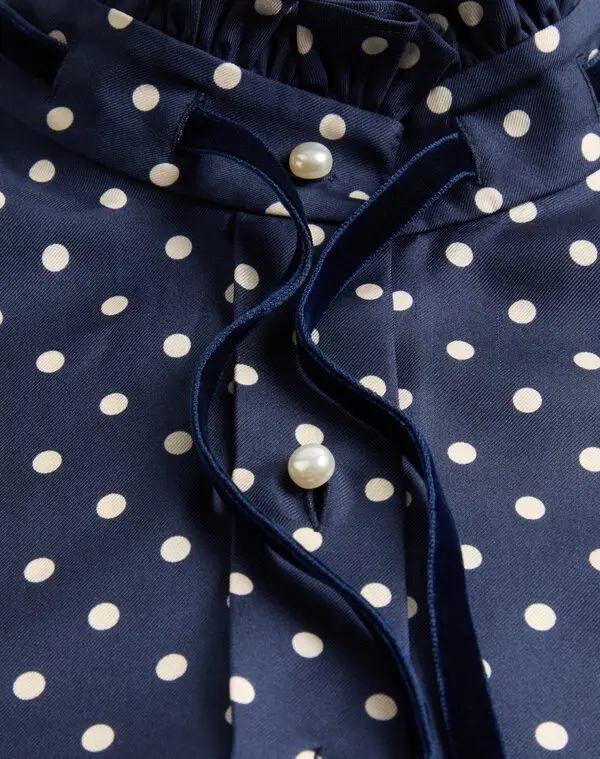 Valentino Garavani Polka Dot Printed Shirt