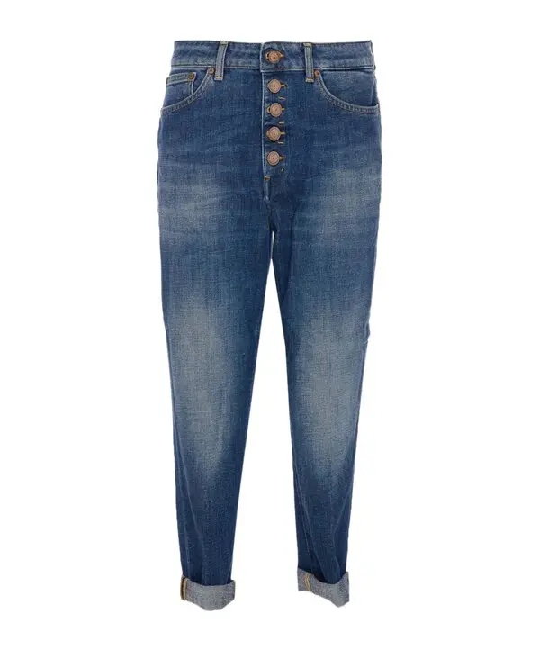 DONDUP Belt-lined Jeans - Blue