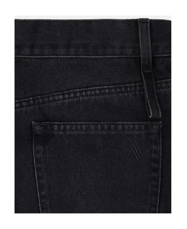 Attico Cut-out Denim Skirt