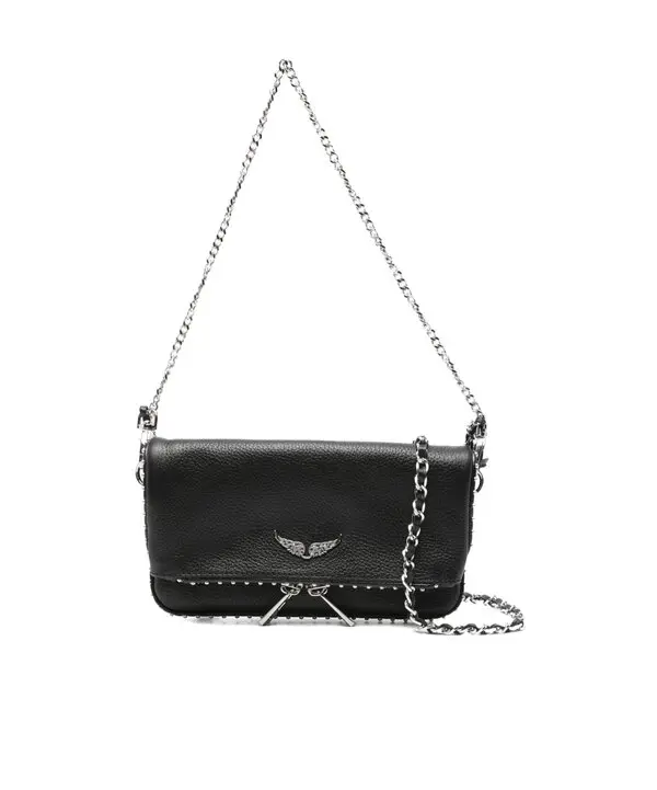 Zadig&Voltaire Rockstuds Shoulder Bag - Black