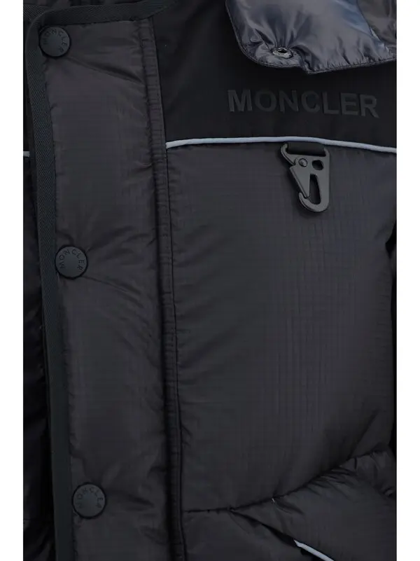 Moncler Albiez Short Quilted Jacket - Black