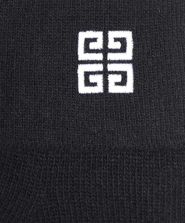 Givenchy Knitted Gloves With Logo Detail