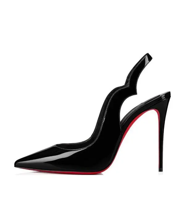 CHRISTIAN LOUBOUTIN Hot Chick Slingback Pumps - Black