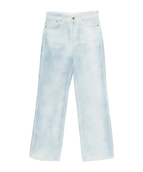 HAIKURE Korea Sunny Wide-leg Jeans - Blue