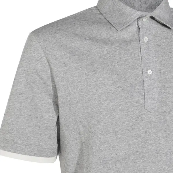 Brunello Cucinelli Layered Button-up Polo Shirt
