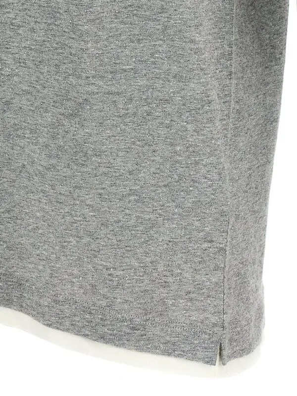 Brunello Cucinelli Layered Button-up Polo Shirt