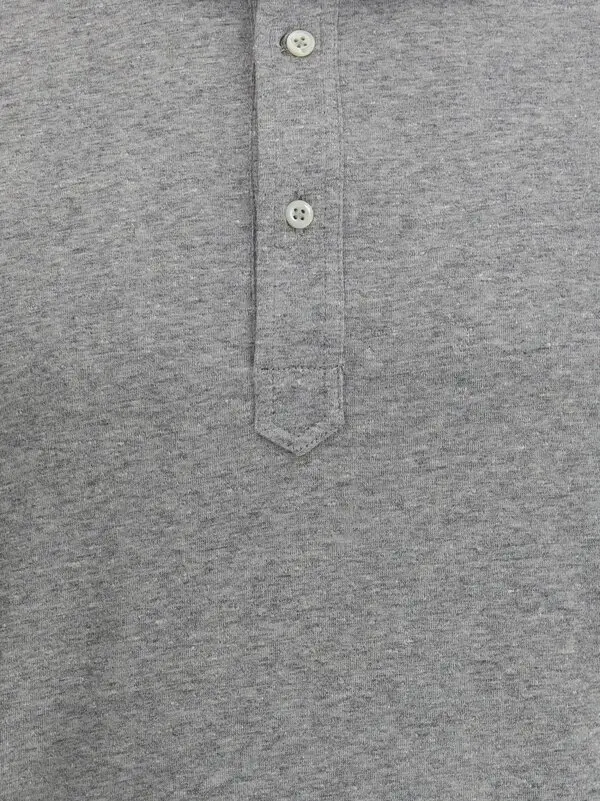 Brunello Cucinelli Layered Button-up Polo Shirt