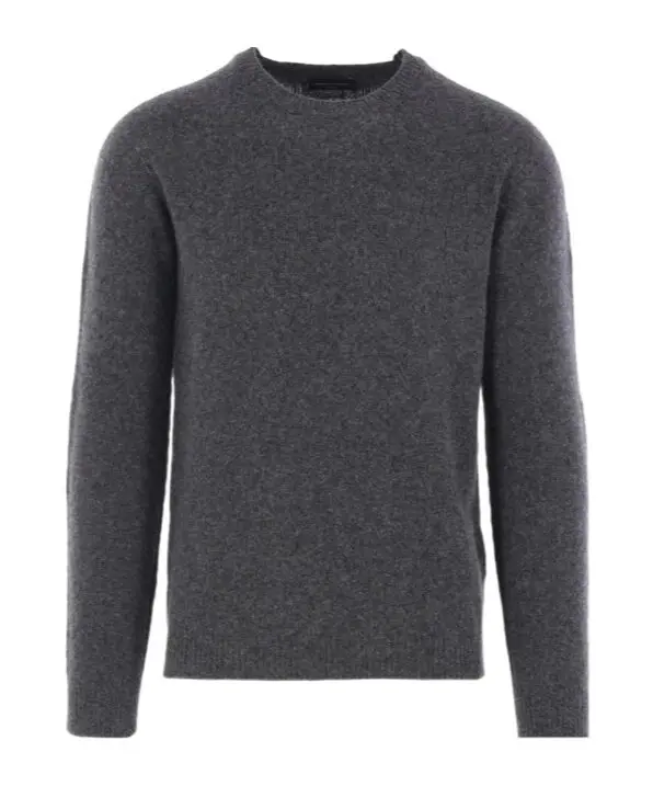 ROBERTO COLLINA Crew Neck Sweater - Black