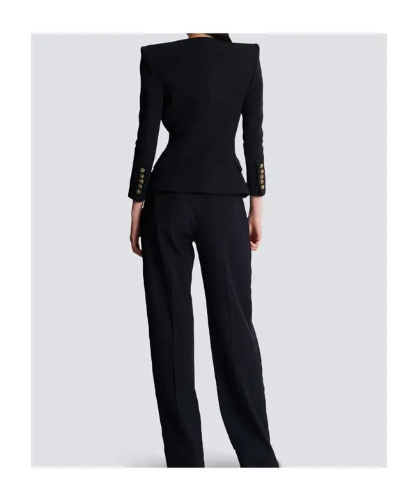Balmain Grain De Poudre 1-button Jacket