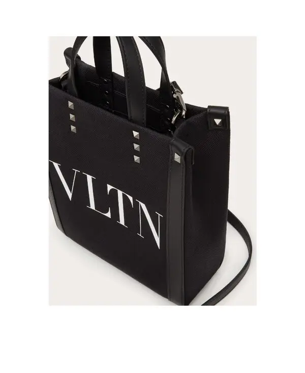 Valentino Garavani Vltn Mini Canvas Shopping Bag