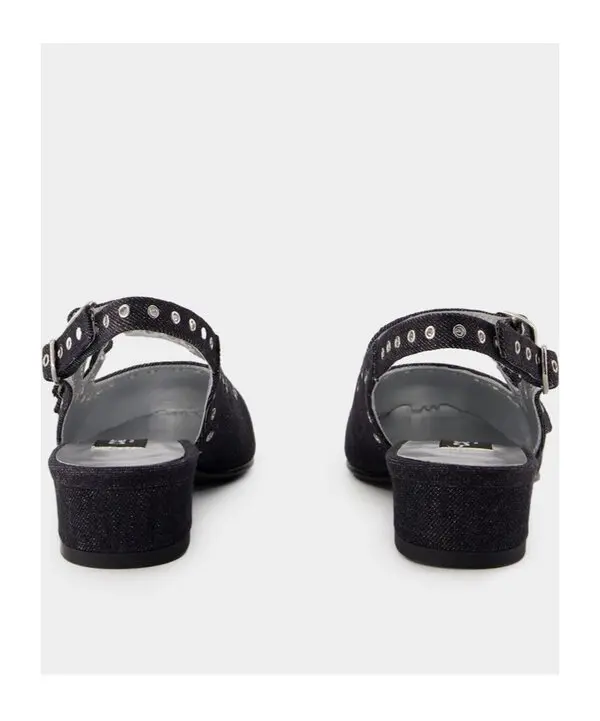 CAREL Open-heeled Flats With Buckle Detailing