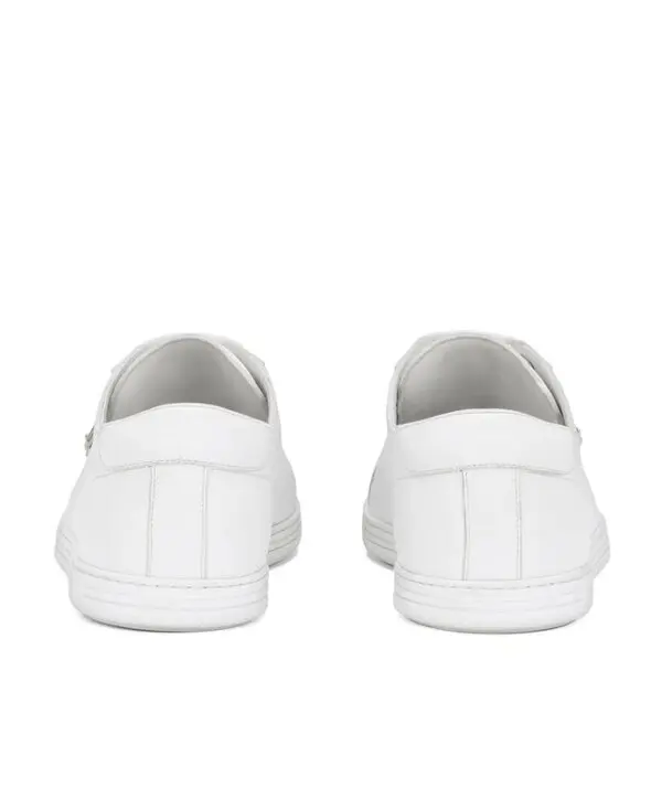 Dolce & Gabbana Tropez Low-top Sneakers With Logo Plaque