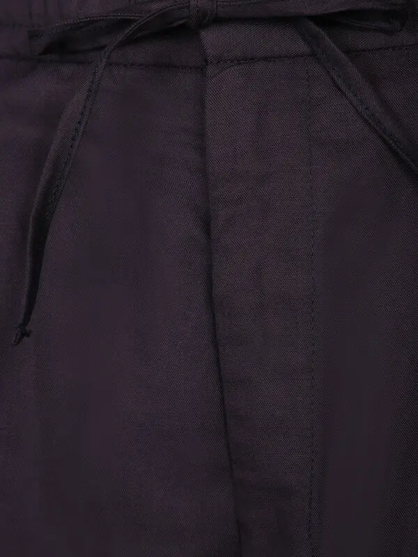 Officine Générale Drawstring Tailored Shorts