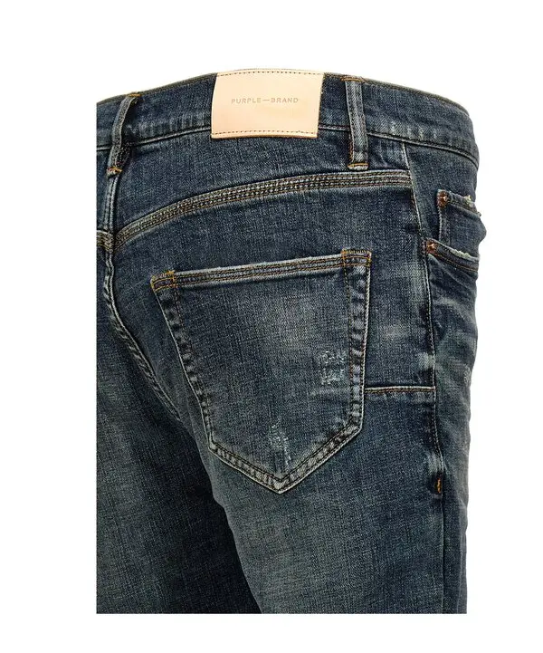PURPLE BRAND Flare Jeans With Distressed Details