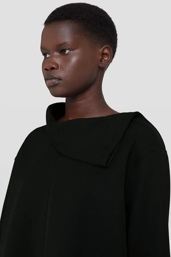 JIL SANDER High-neck Long-sleeved Shirt With Decorative Collar