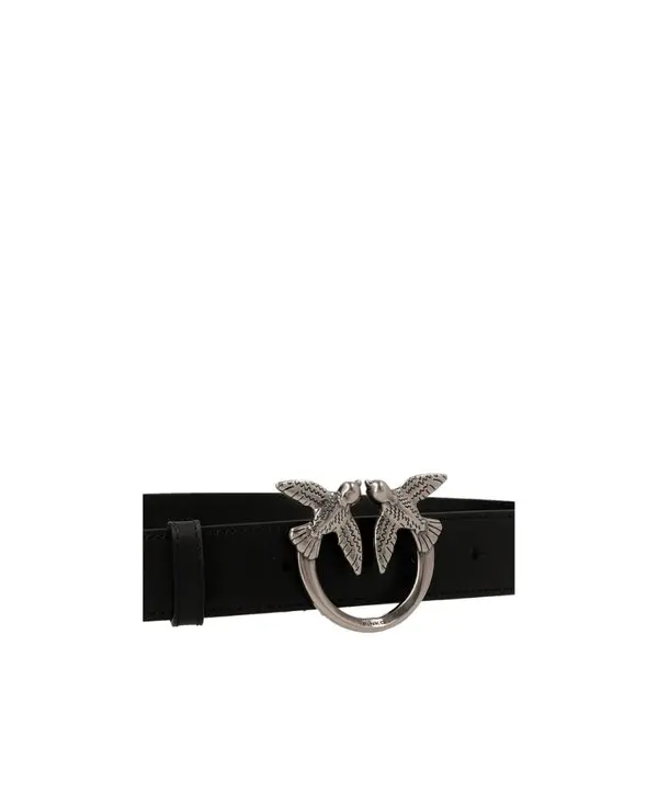 Pinko Bird Buckle Belt - Black