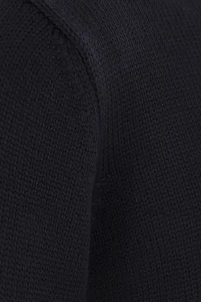 ROBERTO COLLINA Merino Wool Crew-neck Sweater - Black