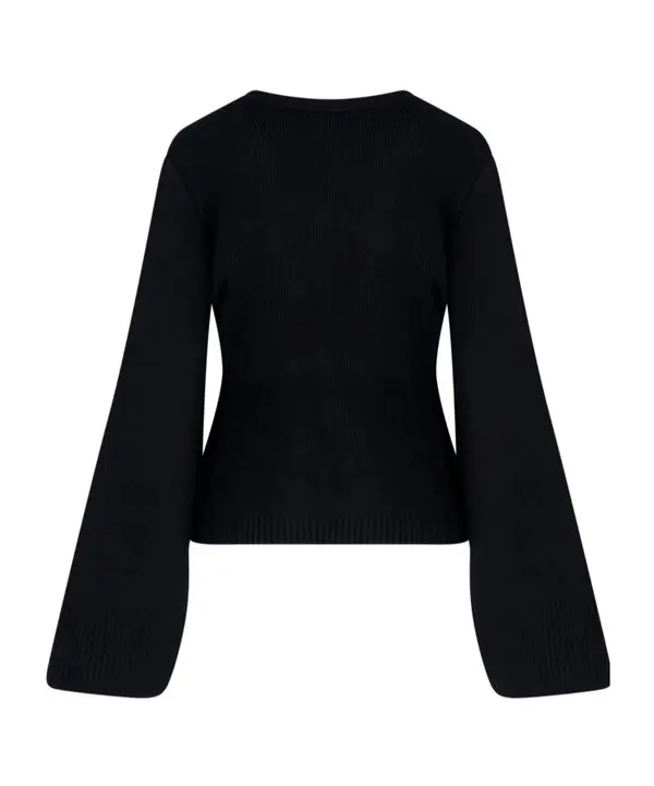 Khaite Scarlet V-neck Cardigan - Black