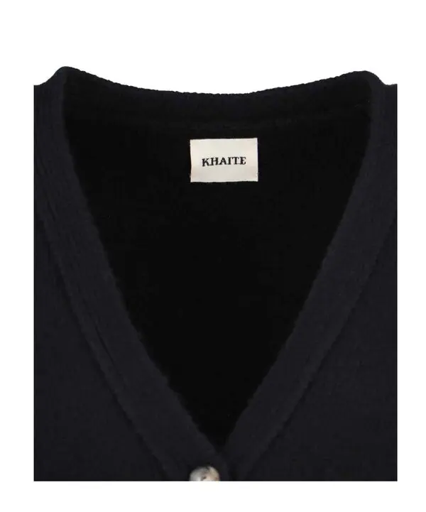 Khaite Scarlet V-neck Cardigan - Black