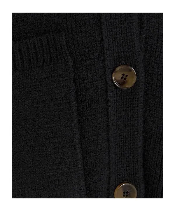 Khaite Scarlet V-neck Cardigan - Black