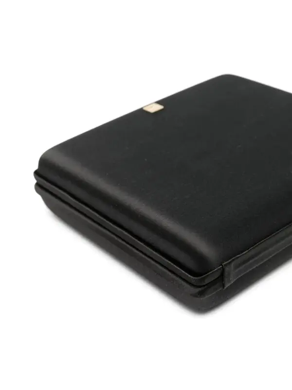 TOTEME Satin Box Clutch - Black