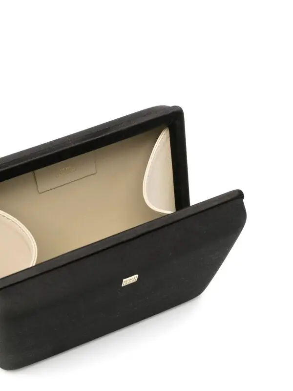 TOTEME Satin Box Clutch - Black