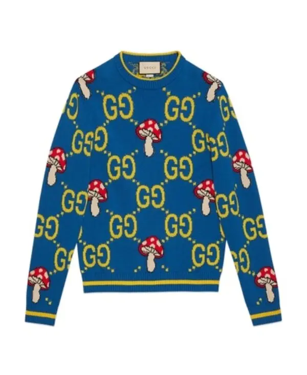 Gucci Double G Crew-neck Wool Jumper