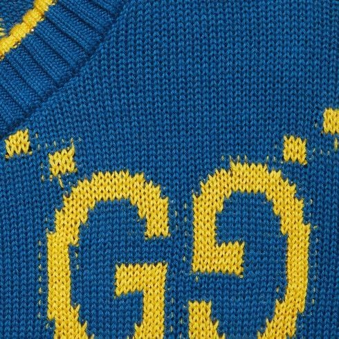 Gucci Double G Crew-neck Wool Jumper