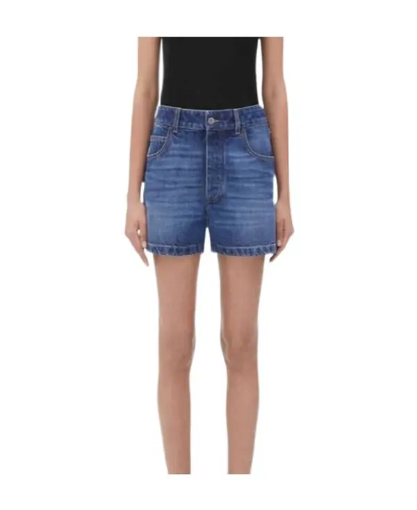 Bottega Veneta Medium Washed Denim Shorts