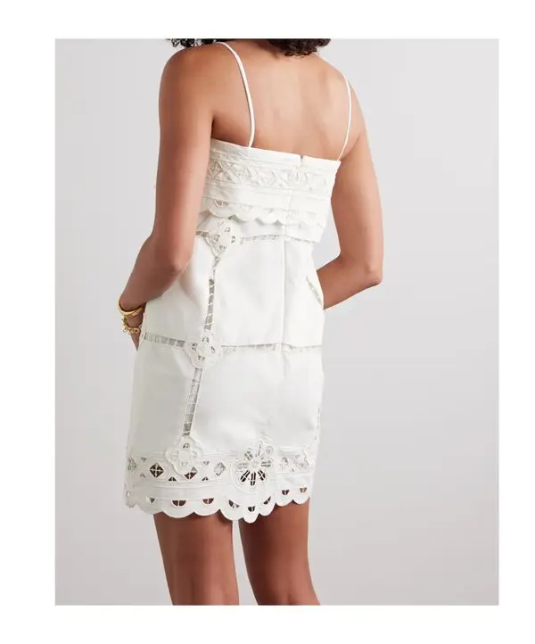 Isabel Marant Étoile Parvedy Broderie Anglaise Mini Dress