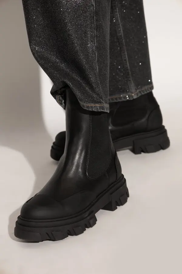 GANNI Mid Chelsea Boots - Black