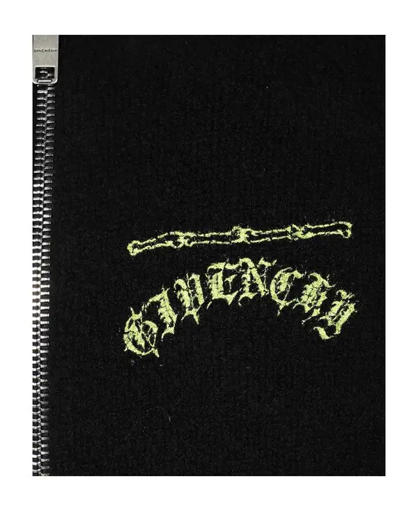 Givenchy Embroidered Logo Wool Hoodie