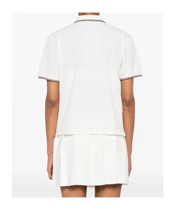 Miu Miu Embroidered Logo Polo Shirt
