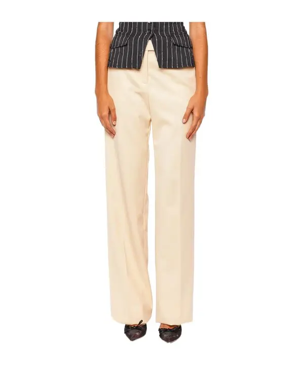 Zimmermann Illustration Straight Tux Pants - Tea