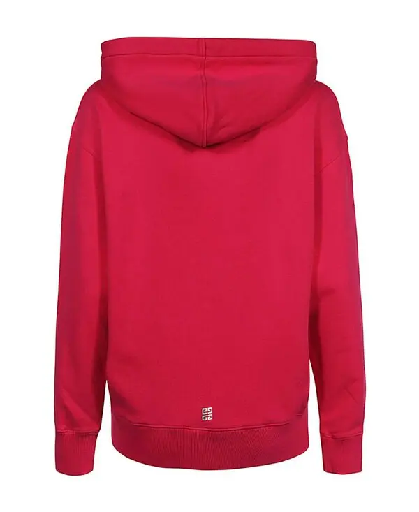 Givenchy Hoodie In Fleece With Daisy Embroidery