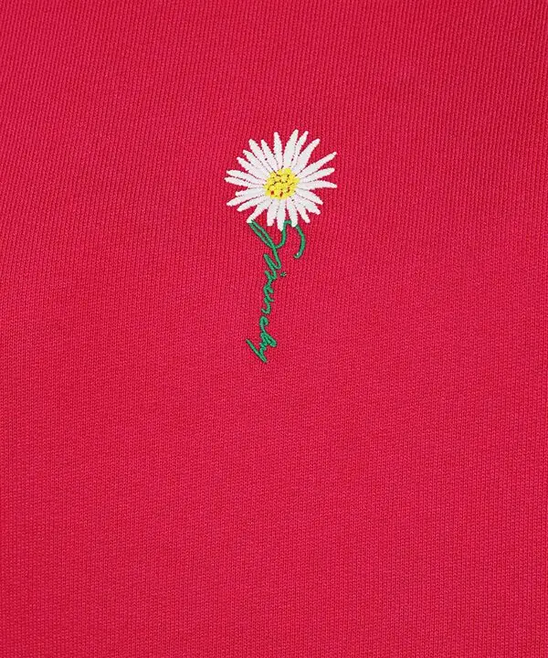 Givenchy Hoodie In Fleece With Daisy Embroidery