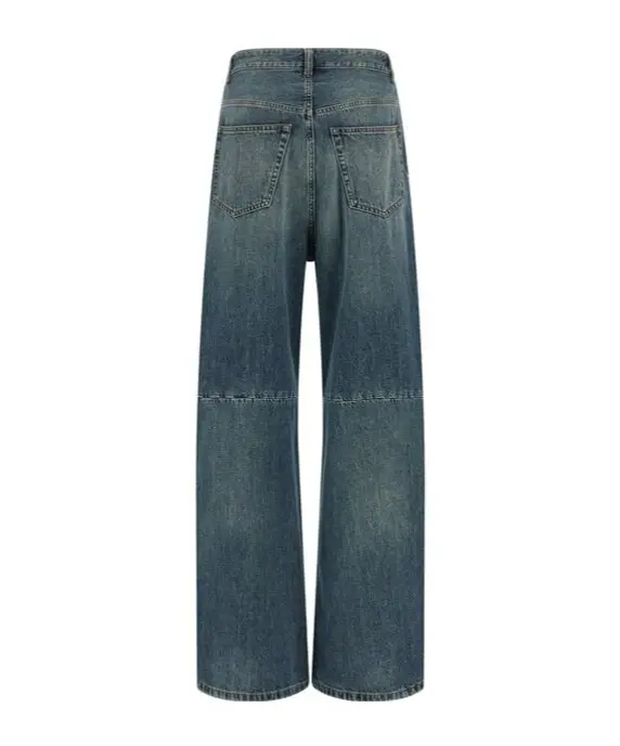 MAISON MARGIELA High Waist Wide Leg Jeans