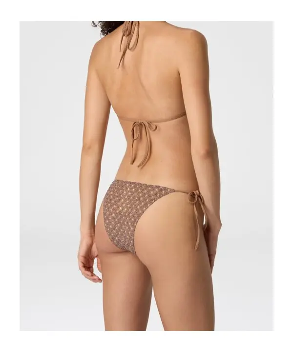 Missoni Raschel Workmanship Triangle Bikini - Brown