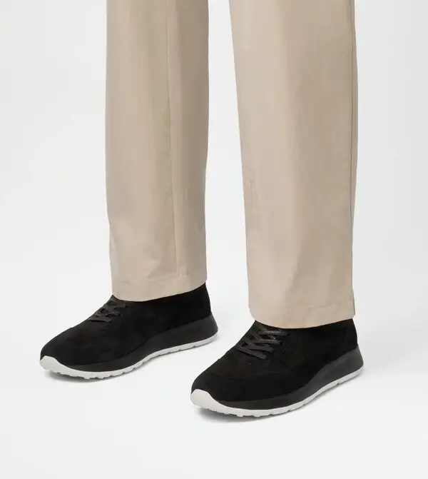 TOD'S Low-top Suede Sneakers - Black
