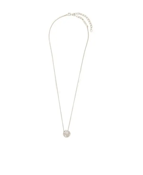 FERRAGAMO Logo Pendant Necklace - White