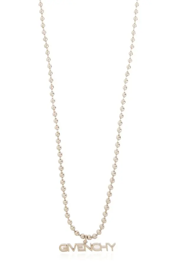 Givenchy Logo Plaque Necklace