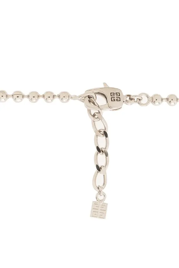 Givenchy Logo Plaque Necklace