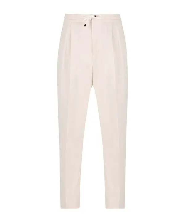 Brunello Cucinelli Drawstring Tapered Leg Trousers - No