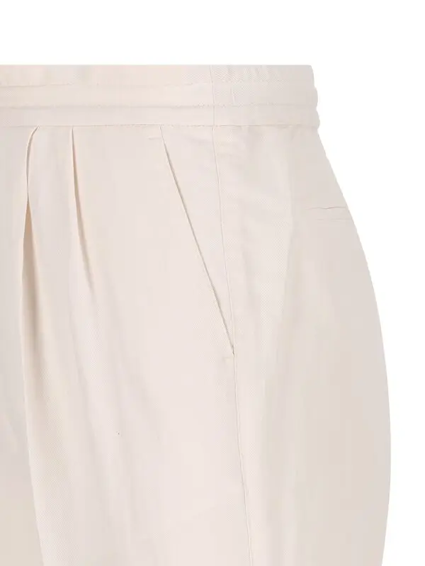 Brunello Cucinelli Drawstring Tapered Leg Trousers - No